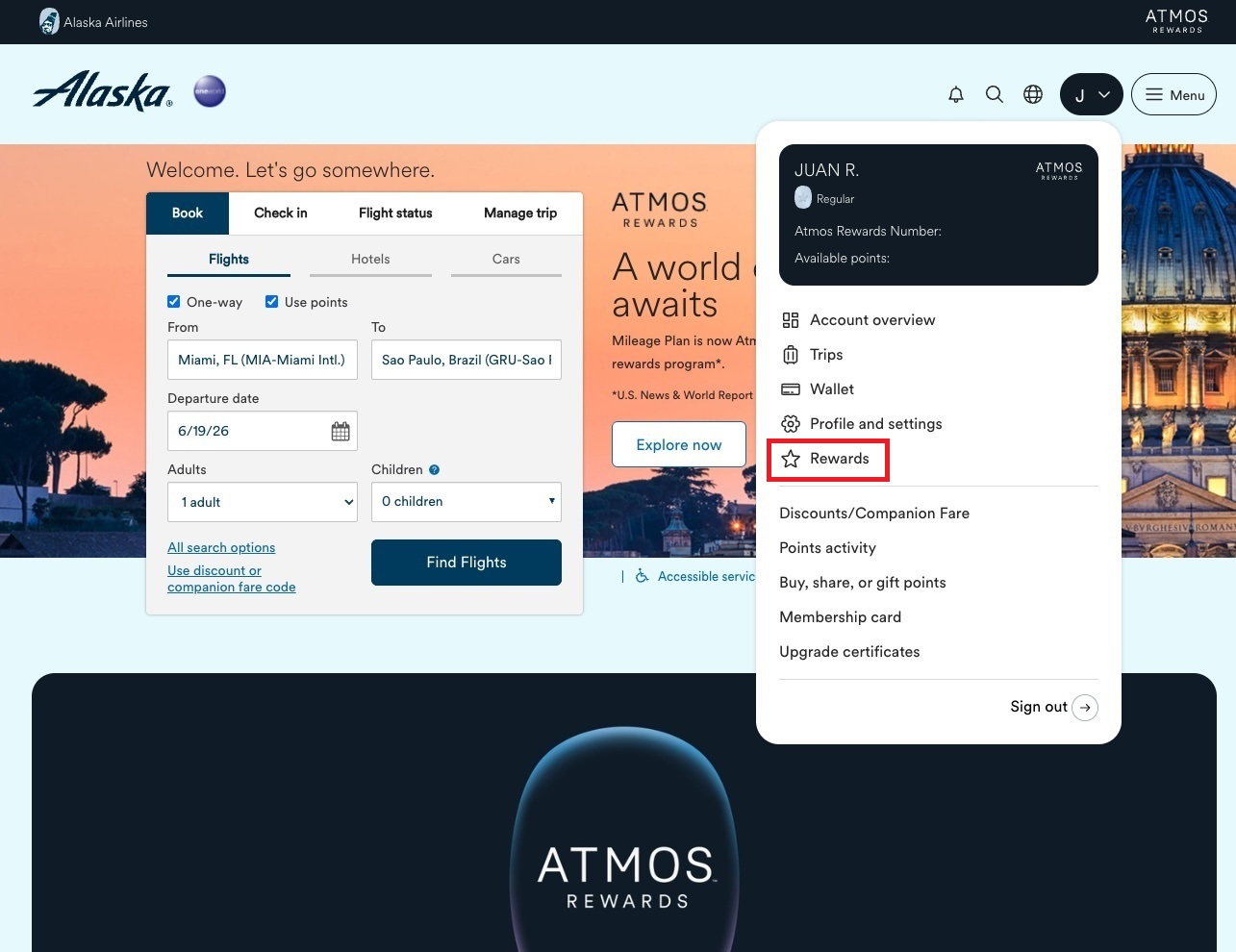 Atmos Rewards Summit Card - How To Use Alaska Lounge Passes