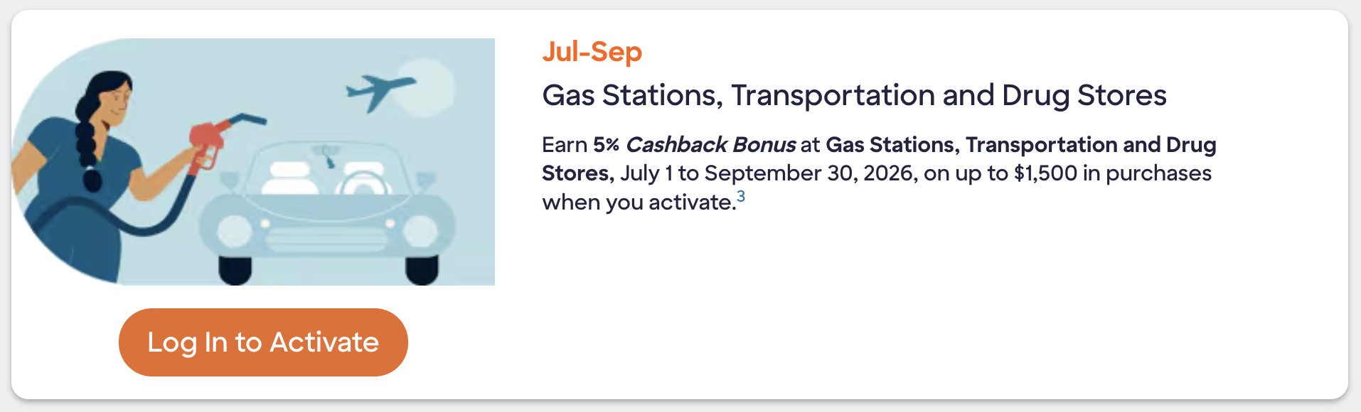 Discover Cash Back Card: 5% Categories 2026 Q3 (July to Sept.)